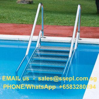 Custom Made Swimming Pool Handrail Modification Contractor In Singapore ...